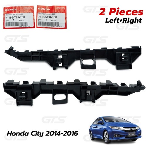Left Right Front Bumper Brackets Retainers For 2014-2016 Honda City ...