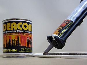 Deacon 8875-THIN (10.3 oz. Tube) High Temperature Sealant, 150°F to ...