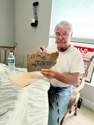 Lynyrd Skynyrd Signed Historical Artifact Plane Carpet Liner 11"X6 ...