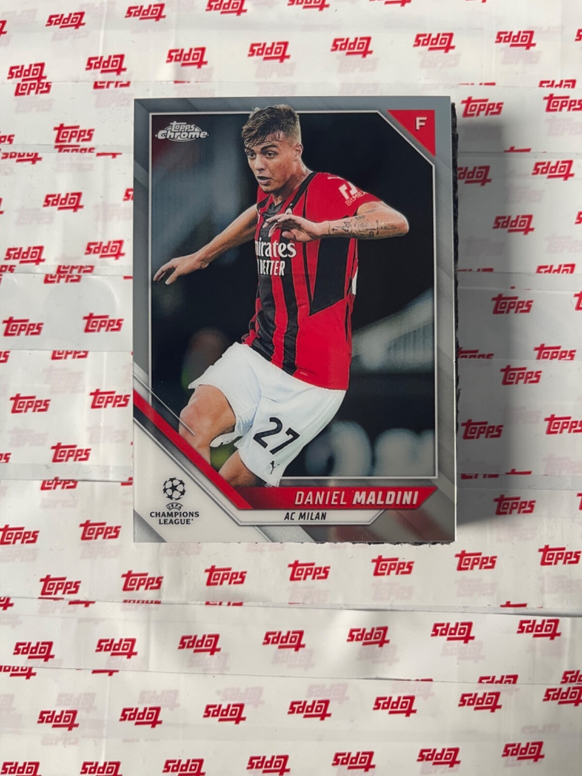 Daniel Maldini 2021-22 Topps Chrome UEFA Champions League UCL #131 AC ...