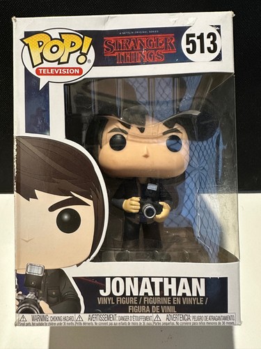 Funko Pop! Vinyl Television Netflix Stranger Things JONATHAN 513 ...