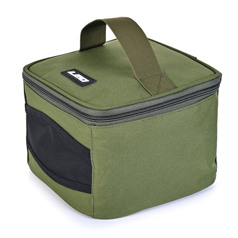 600D Oxford Cloth Spinning Reel Storage Bag Square Baitcasting Tackle ...