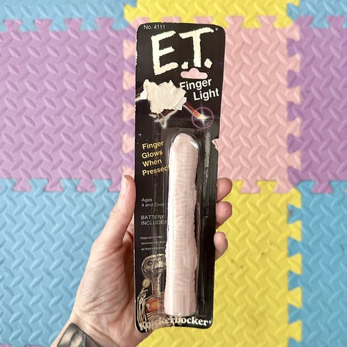 Rare Sealed 1982 ET Finger Light 5" Vintage Knickerbocker E.T. New ...