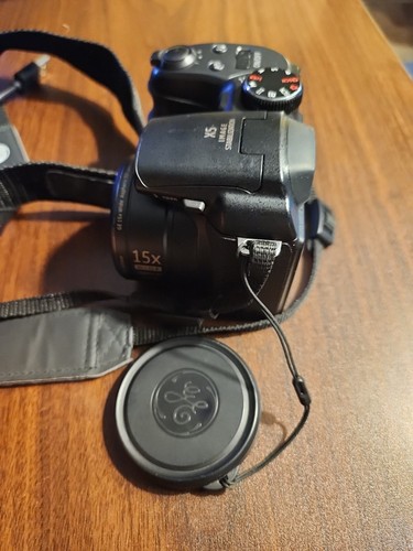 GE X500 16MP 15X/4X Zoom Digital Camera Black Tested With 4gb Card | eBay