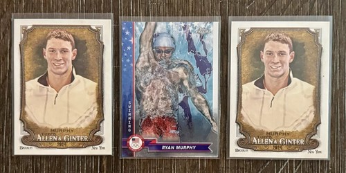 2021 Topps Allen & Ginter Roy Wood Jr + 2024 Usain Bolt Ryan Murphy ...