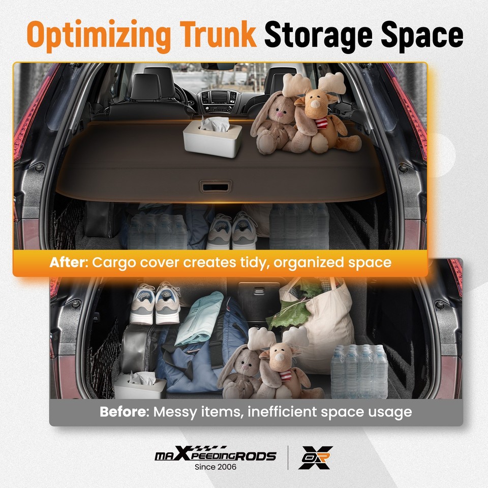 Black Boot Load Cover for MAZDA CX50 2023-2024 Rear Cargo Trunk ...