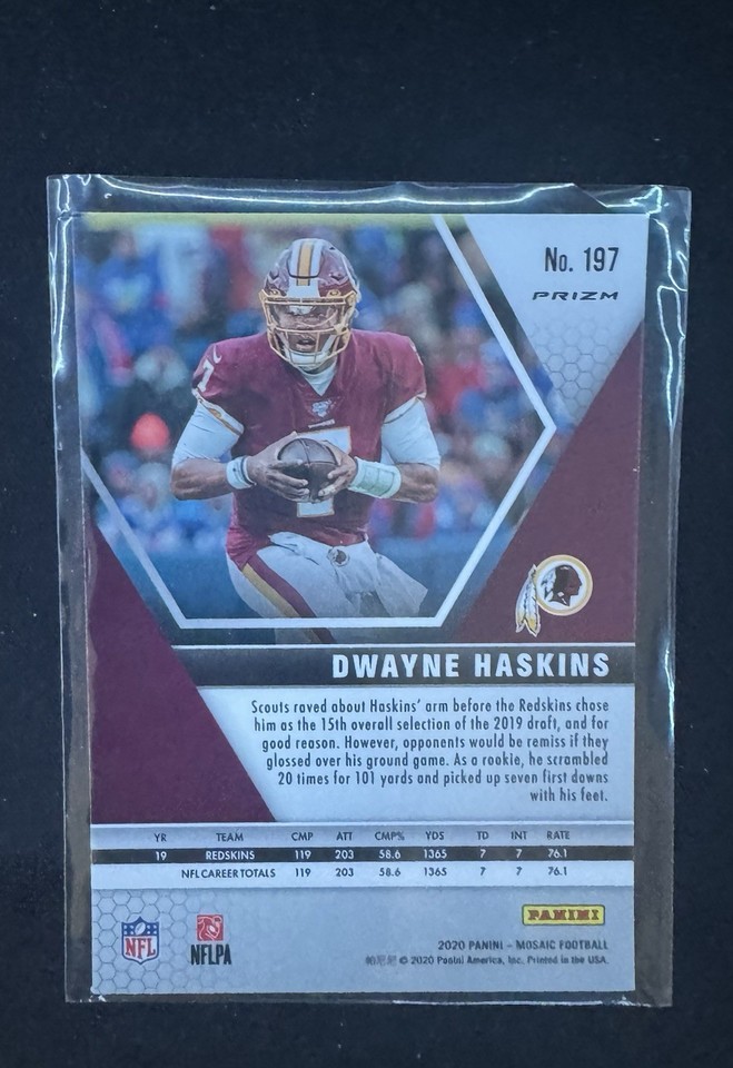 Dwayne Haskins 2020 Panini Mosaic #197 Camo Pink | eBay