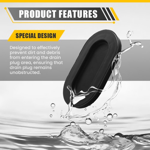 Truck Bed Oval Drain Plug Cover Cap For 1999-2018 Ford F-150 F150 ...