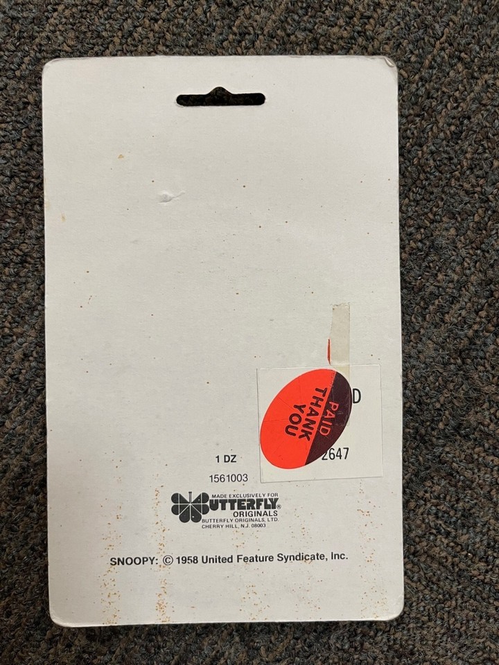 Snoopy Soda Fountain Clip Alongs NEW IN PACKAGE Vintage Peanuts Clips ...