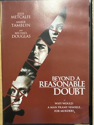 Beyond a Reasonable Doubt (DVD 2009) MICHAEL DOUGLAS WIDESCREEN USA ...
