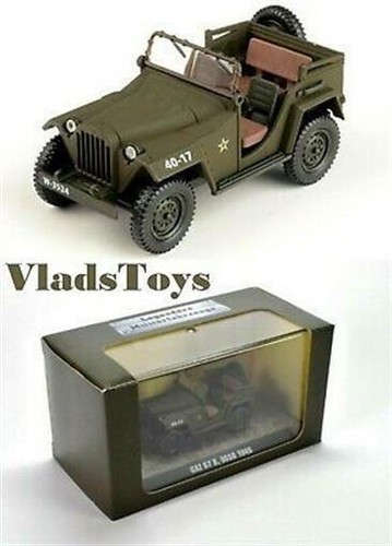 Atlas Military Vehicles 1:43 GAZ-67B Soviet Army, 1945 7123-109 | eBay