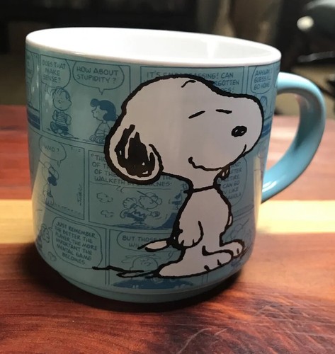 Snoopy Coffee Mug Peanuts Charlie Brown Lucy Linus great gift for a ...