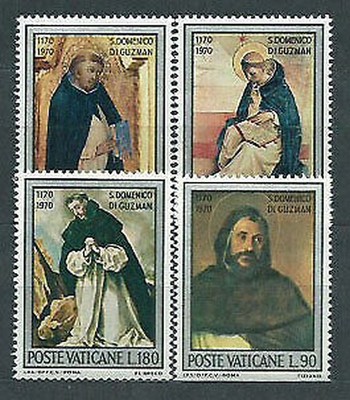 Vatican - Mail 1971 Yvert 527/30 MNH San Dominico | eBay
