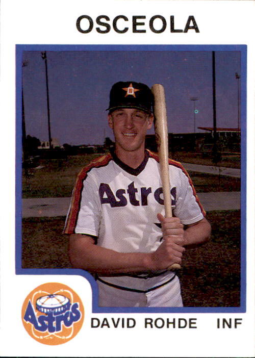 1987 Osceola Astros ProCards #980 David Rohde Newport Beach California ...