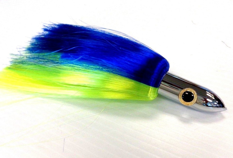 Iland Lures The ILANDER Trolling Lure 8-1/4" IL400-BL/CH Chrome Head ...