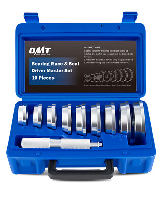 10pcs Bearing Race and Seal Driver Set Automotive Bushing Installer ...