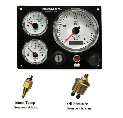 Yanmar Engine Marine instrument Panel B type USA Made | eBay