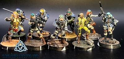 painted Ariadna Action Pack army full set Infinity collection miniature ...