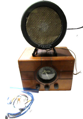 Zenith Boat / Trailer AM Radio W/Speaker Model 4B106 Parts or Repair c ...