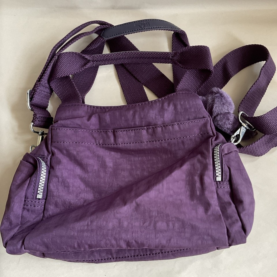 Kipling Crossbody Bag Purple Preloved | eBay UK