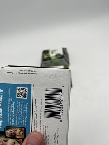 Genuine HP 60XL CC641WN Black Ink Cartridge EXPIRED DATE NEW OEM SEALED ...