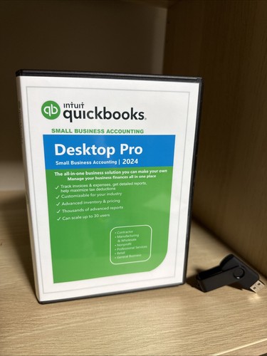 INTUIT QUICKBOOKS Desktop Pro 2024 Full DVD/USB For windows | eBay