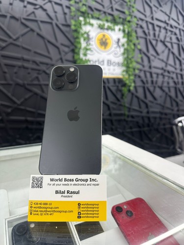 iPhone 15 pro max - Black Titanium - 256GB - Physical SIM | eBay
