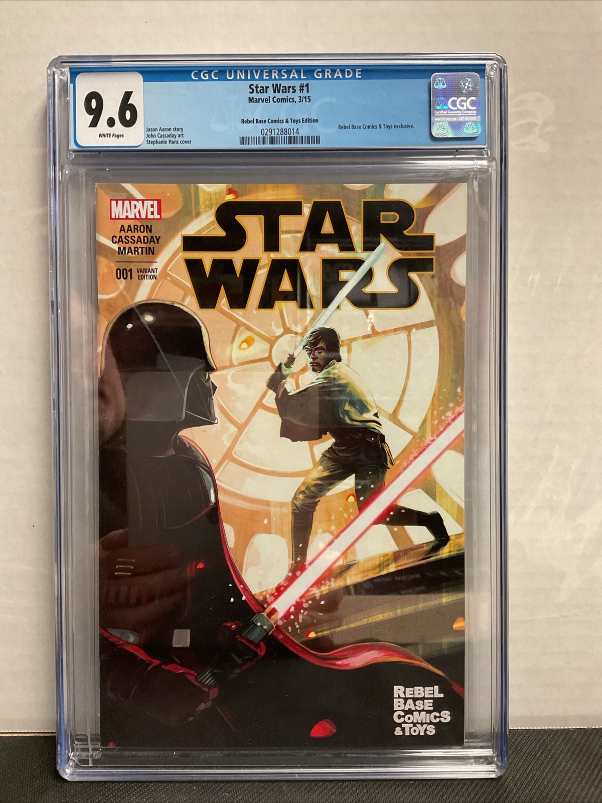 Star Wars #1 3/2015 Marvel Rebel Base Comics & Toys CGC 9.6 | eBay