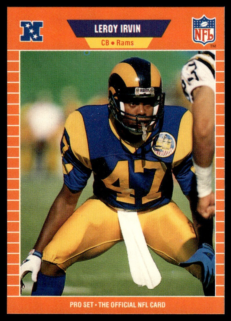 1989 Pro Set LeRoy Irvin Los Angeles Rams #203 | eBay