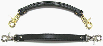 1/2" Wide Genuine Leather Handbag Brief MINI TRIGGER Snap Handle Hand ...
