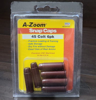 Pachmayr A-Zoom Metal Snap Caps 45 Colt 6 Pack 16124 | eBay