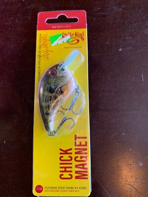 CRANKBAIT Natural Beam 7/16oz w/ #4 hook/depth 4-6' Chick Magnet Strike ...