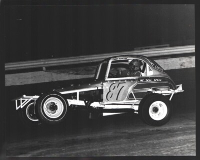 Sports Pub: Wisconsin Dirt Track Modified Stock Car #87 B & W 8 X 10 ...