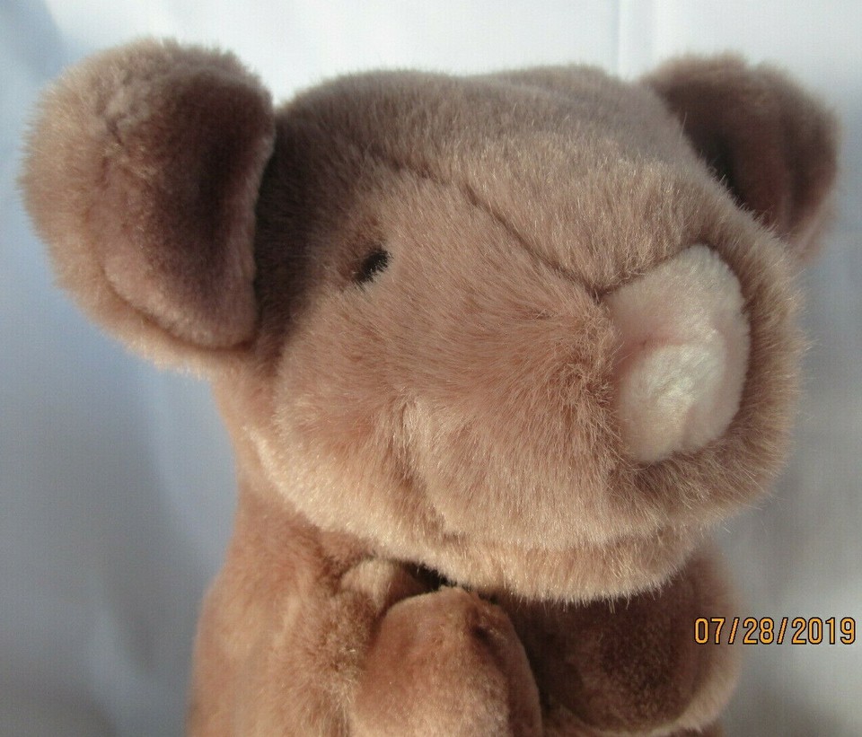 Pig Puppet 1985 Gund 10" Pink Mauve Full Body Plush | eBay