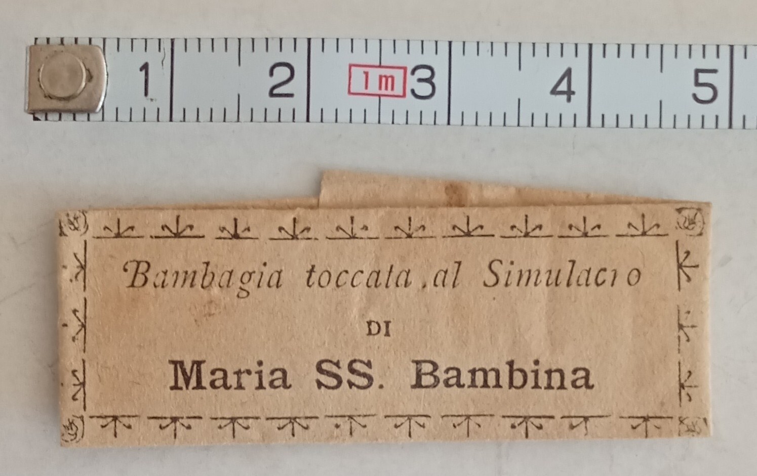 RELIC RELIQUIA RELIQUARY BAMBAGIA TOCCATA AL SIMUMULACIO DI MARIA SS ...