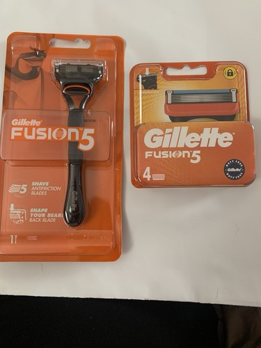 Gillette Fusion 5 Razor Handle With 5 Refill Cartridges | eBay