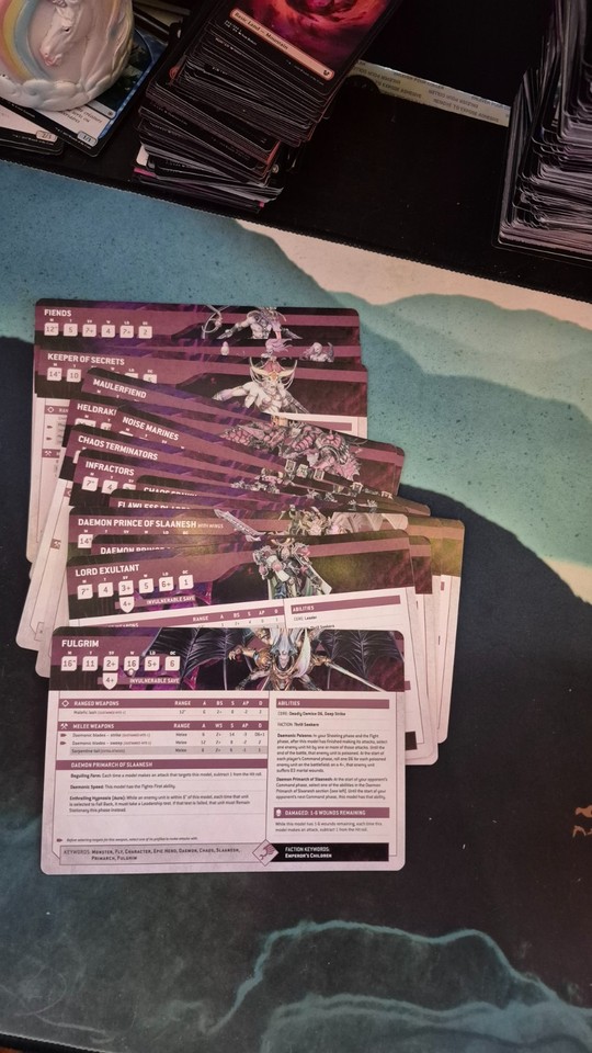 Emperors Children Codex and Data Cards - Limited Ed - Code Used - 40k ...