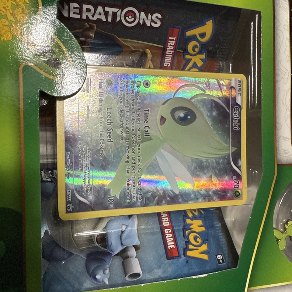 Pokemon 2016 XY Generations Celebi Mythical Collection Box 20th ...