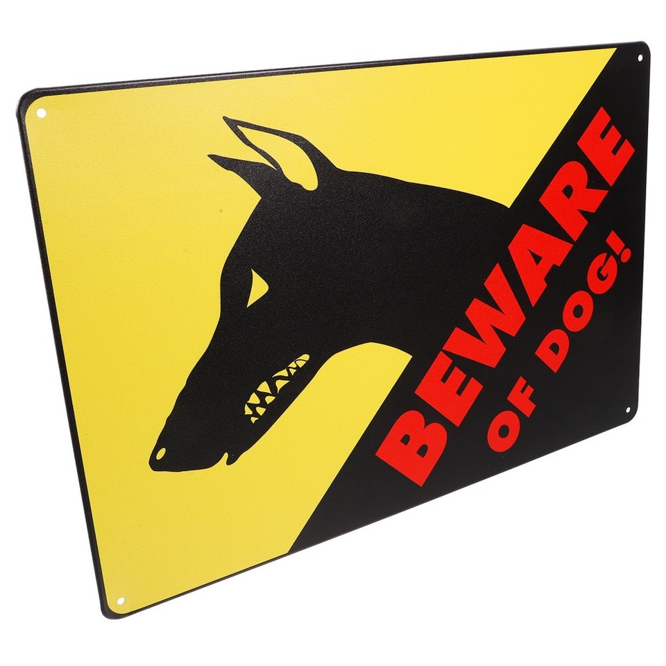 Beware of Dogs Sign Outdoor Warning Signs for Property Caution Garden ...