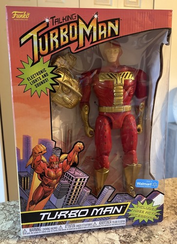 Funko Turbo Man Talking Action Figure Toy Jingle All The Way Retro 2021 ...