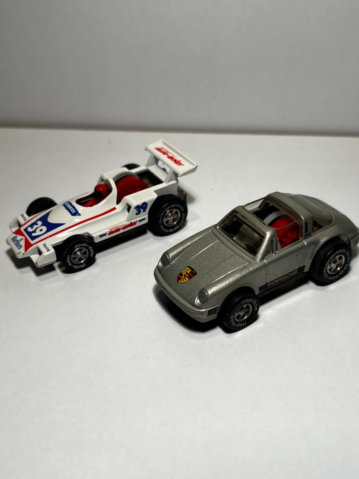 Lot of 2 Rare Vintage Series 10 Darda Race Cars Marlboro 39 and Porche ...