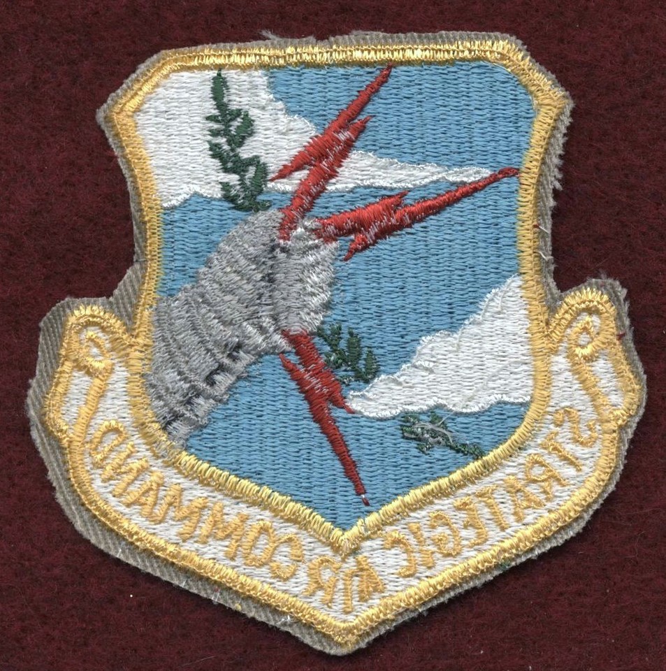 Stratigic Air Command Patch / SAC / U.S. Air Force / Military / Cold ...