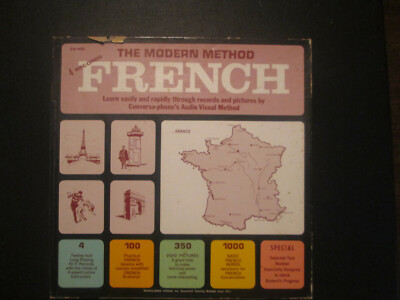 Conversa-Phone The Modern Method French 4 Records CX-450 | eBay
