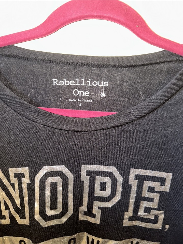 rebellious one top size small | eBay