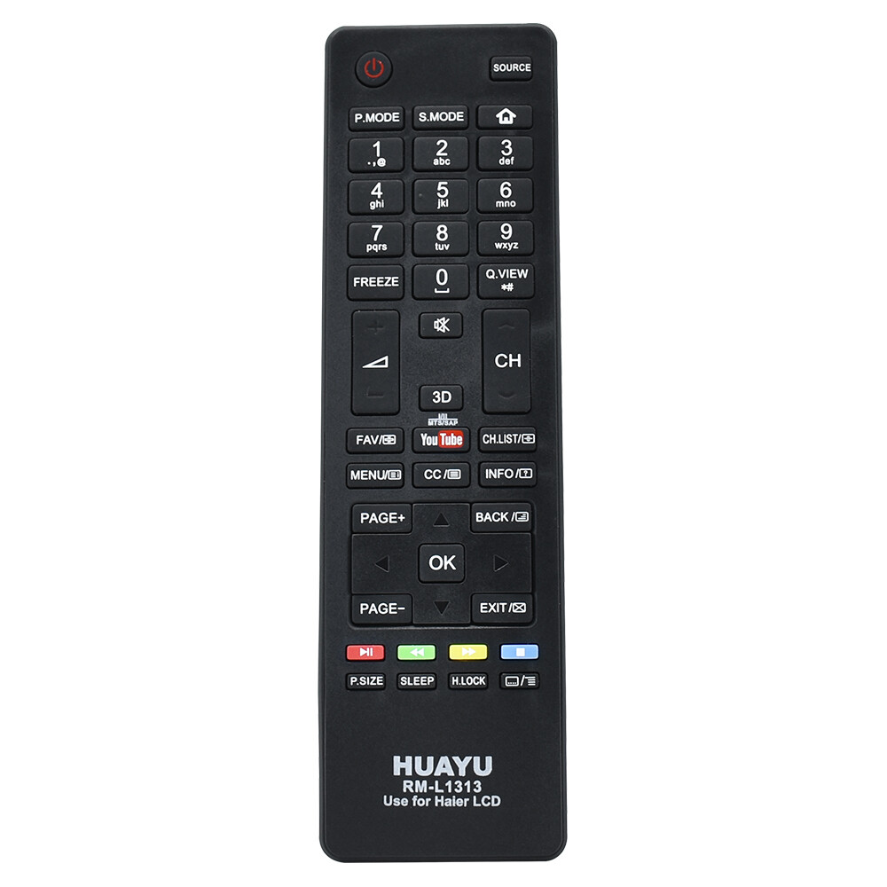 New HUAYU RM-L1313 Universal For Haier TV Remote Control HTR-A18EN HTR ...