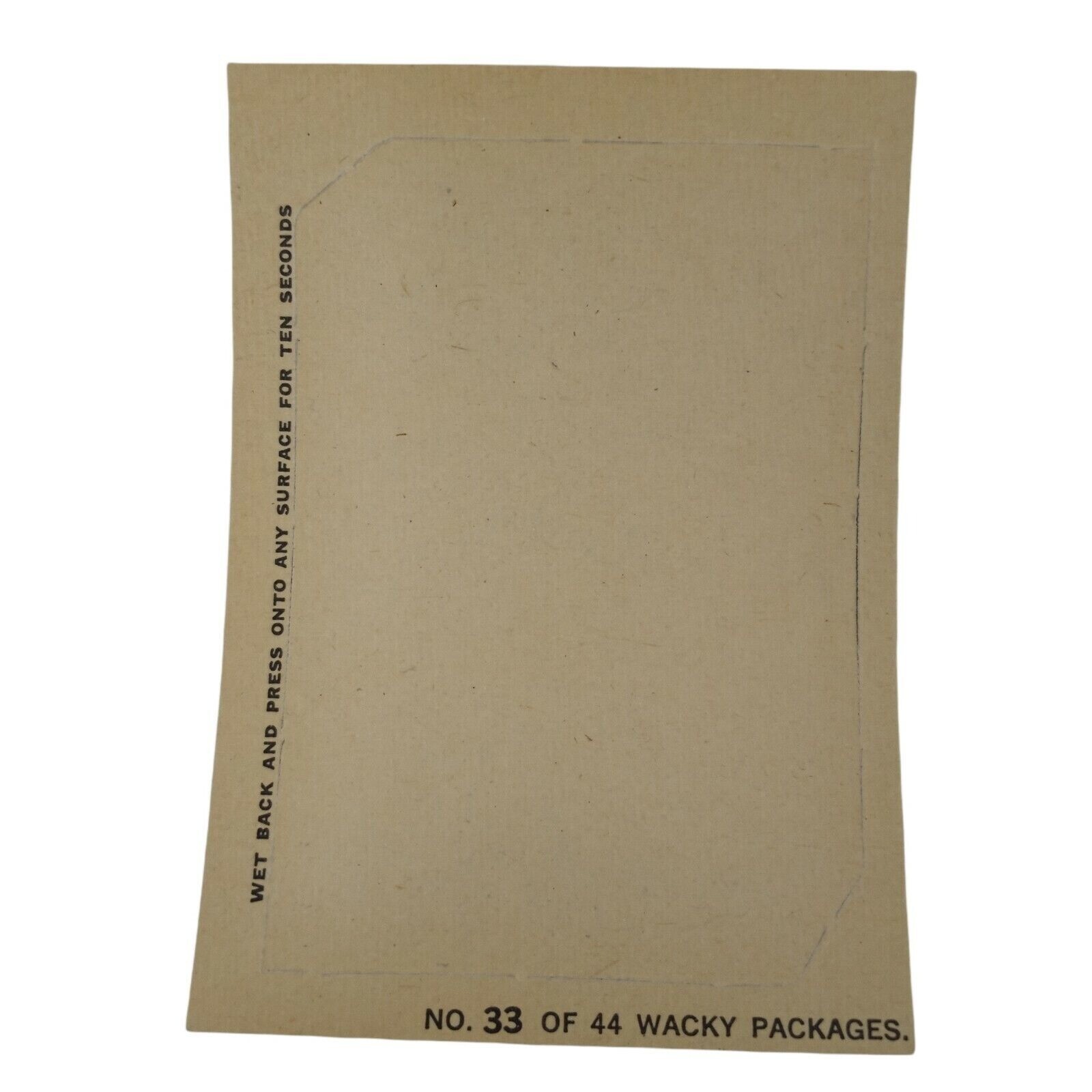 1967 Topps Wacky Packs Card Grave Train Dog Food Die-Cut #33 of 44 | eBay