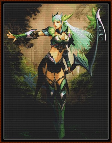 PIXIE ARCHER ~ cross stitch pattern (punto cruz) (fantasy) | eBay