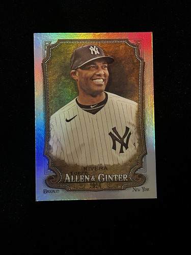 2024 Topps Allen & Ginter Mariano Rivera #247 Hot Box Silver Portrait ...