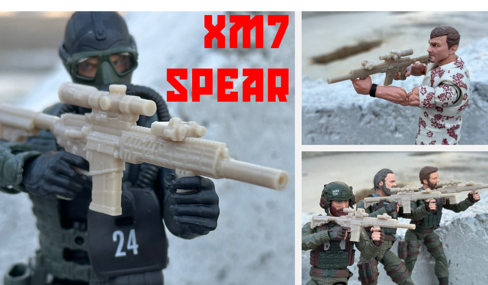 Sig Spear XM-7 1/12 Scale Action Figure Weapons | eBay