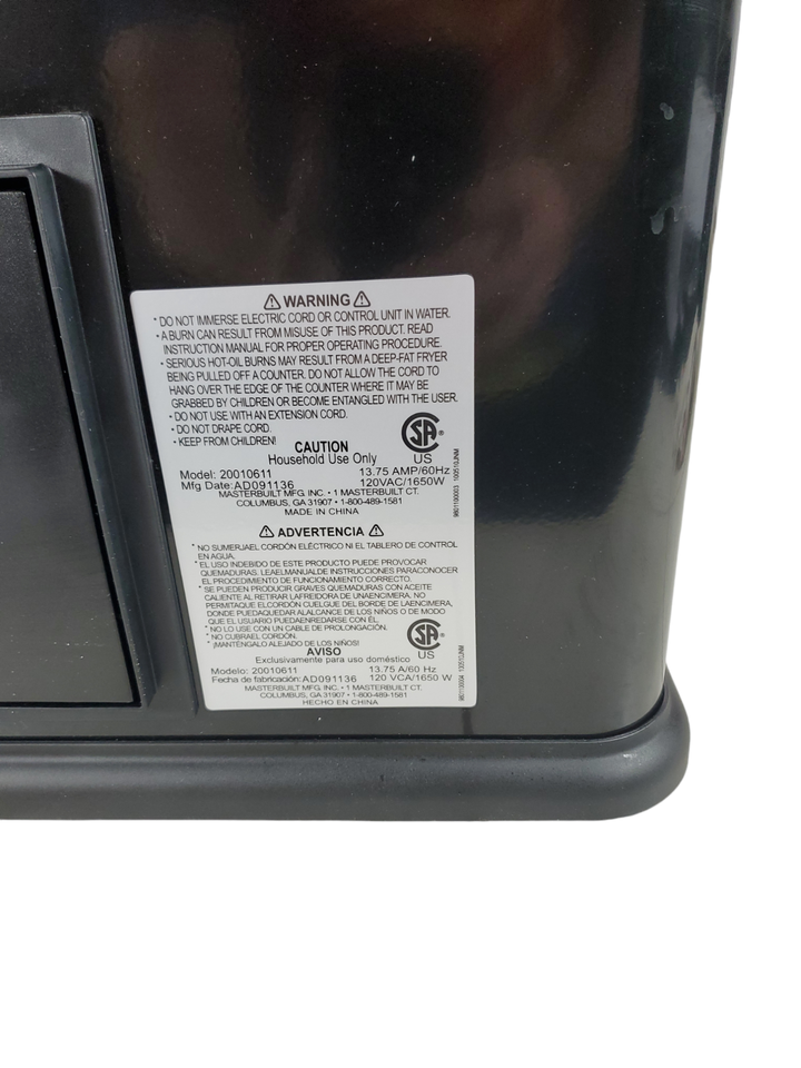 Butterball by Masterbuilt Indoor Electric Turkey Fryer Professional ...